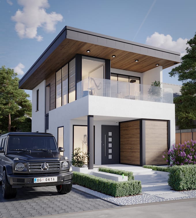 Exterior design 3d modeling and realistic render by Adnanjakupovic | Fiverr