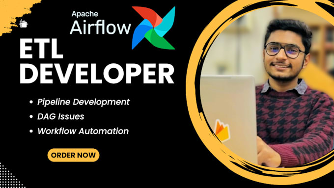 Build etl pipeline using apache airflow by Basitmemon781 | Fiverr