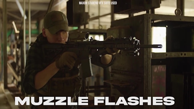 Create gunfight, gunshots, gun vfx muzzle flash, sound effect by ...