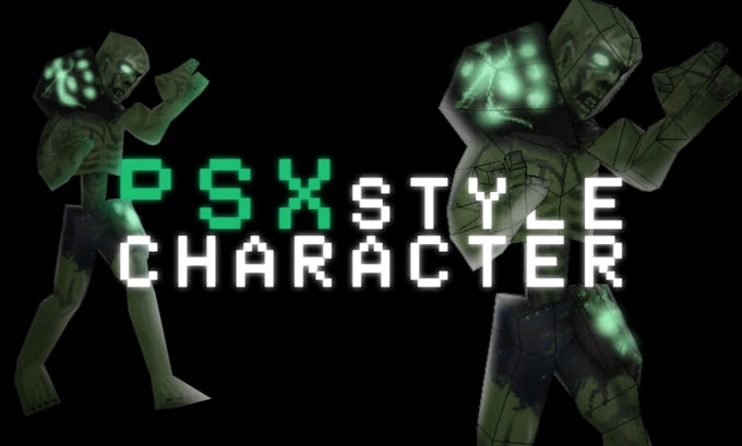 Model, rig and animate your character in psx style retro by Tradosg ...
