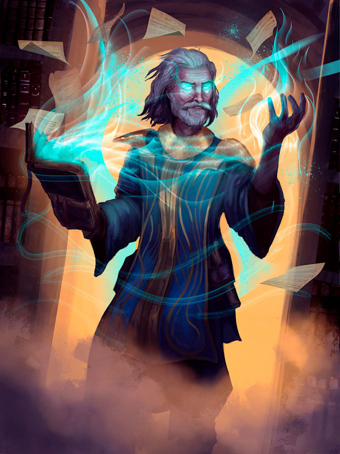 Draw the best dnd characters and fantasy art by Christianardila | Fiverr