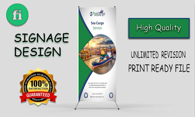 Do outstanding signage design, vinyl banners,signage and billboard by ...