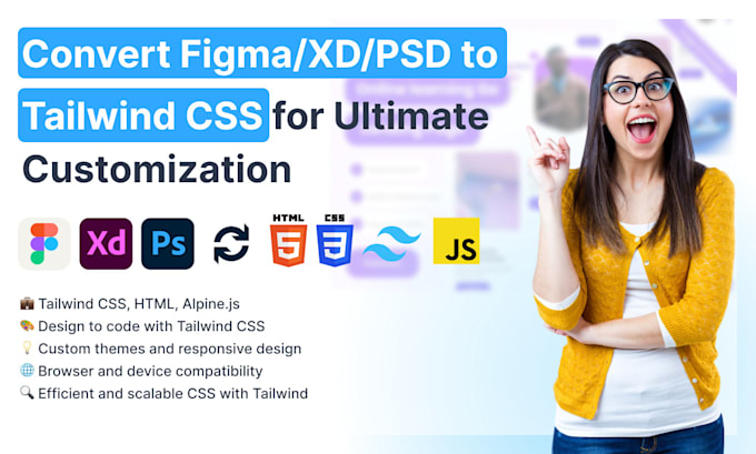 Convert figma, xd, psd to tailwind css responsive design by Kupidr | Fiverr Convert figma, xd, psd to tailwind css responsive design by Kupidr | Fiverr