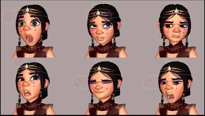 3d Character Rigging Facial Rig Blend Shapes Lip Syncrig Ue5 Wonder Dynamics By Rolandarty