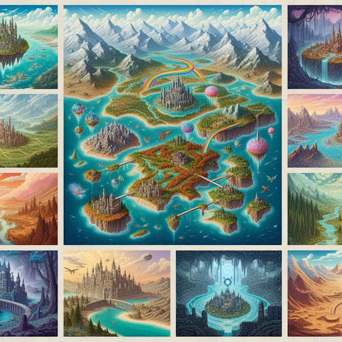 Create your fantasy maps by Glatsmingo | Fiverr