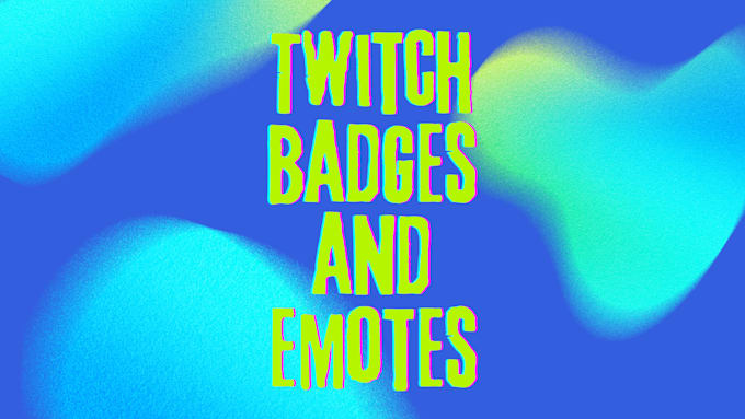 Hand draw cute custom twitch badges and emotes by Nandinijannu | Fiverr