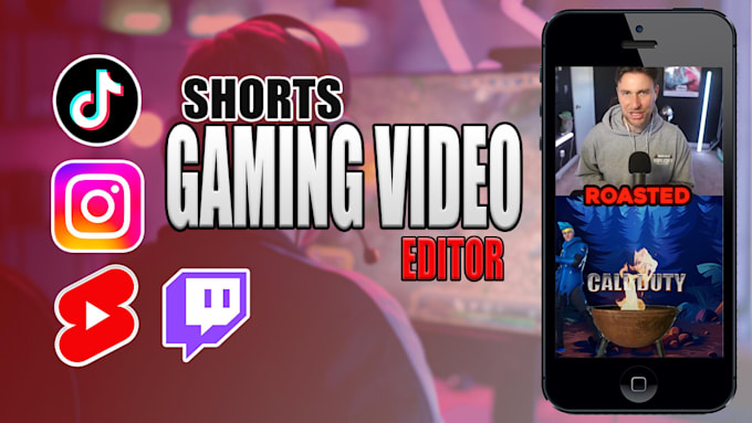 Be your short gaming video editor, youtube, tiktok funny memes by ...