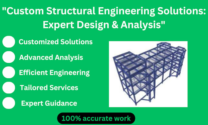 Provide structural engineering, custom designs and analysis by Rahatabbas789 | Fiverr