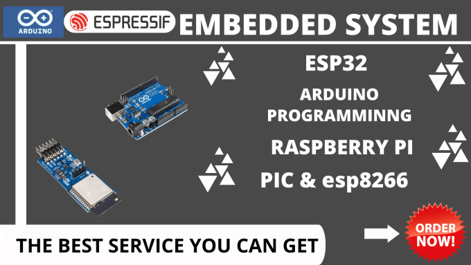 Do An Arduino Esp32 Pic Fpga Raspberry Pi For All Embedded Systems Project By Everestcole