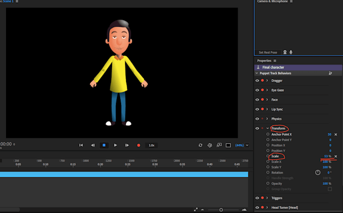 Create a custom adobe character animator puppet by Kenpetzhe | Fiverr