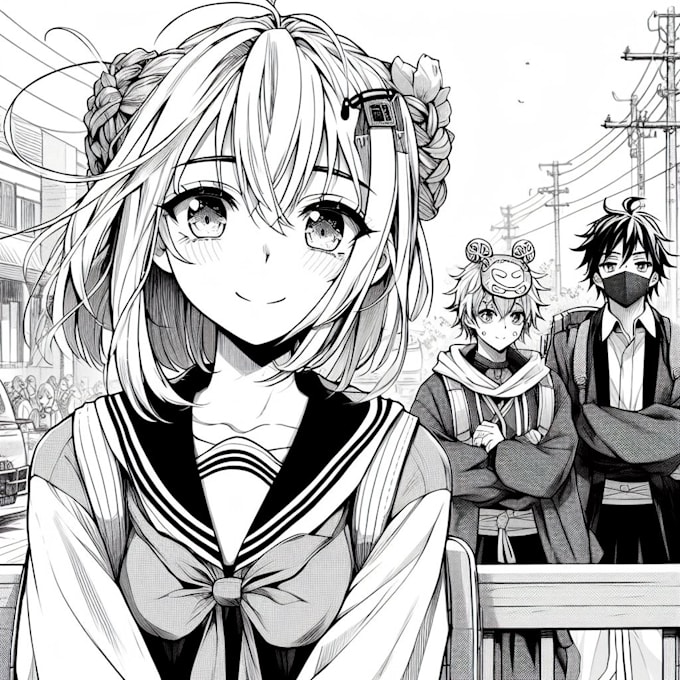 Draw you a professional manga art by Cobroukek | Fiverr