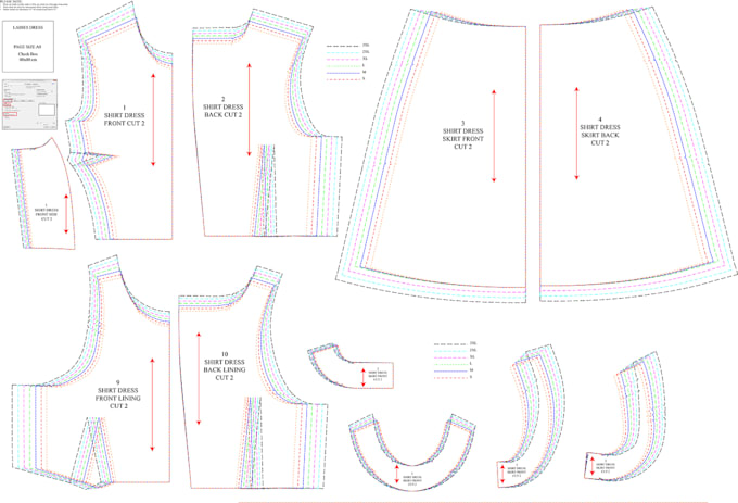 Be your pdf sewing pattern maker and make multiple size by Atti9935 ...