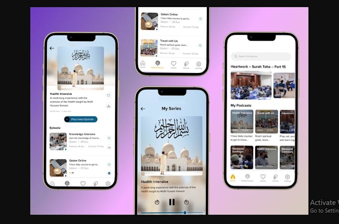 Develop quran app, muslim app, mosque app, islamic by Femlexity | Fiverr