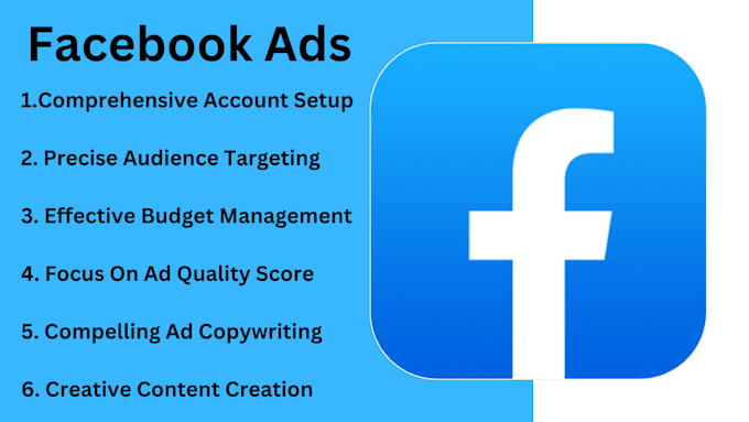 Manage facebook ads account by Alisalman6 | Fiverr