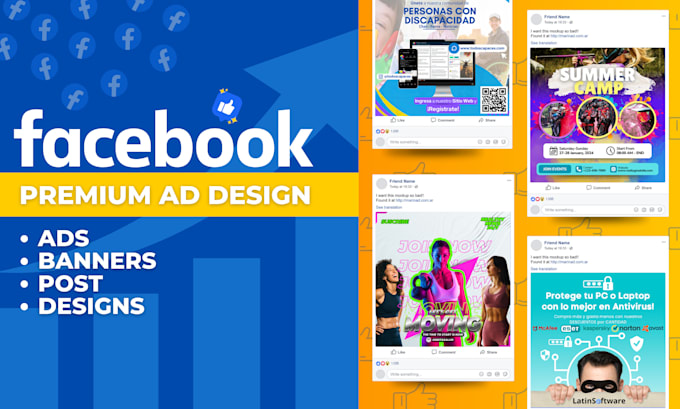 Incredible ad designs for facebook by Albertzan1 | Fiverr