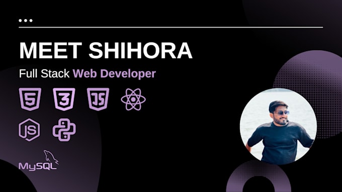 Full stack web developer by Meet_shihora | Fiverr