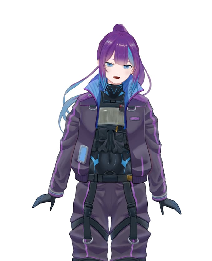 Design and rig live2d vtuber model at low cost by Maki0204 | Fiverr