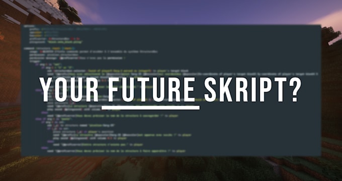 Create scripts using skript for your minecraft server by Mrflorentin | Fiverr
