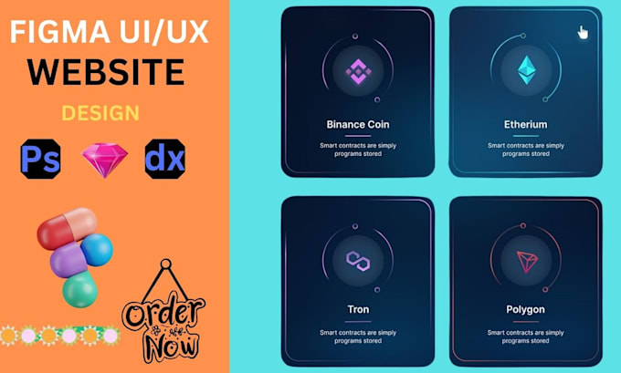 Do figma design, figma website, website ui ux design or figma design website by Jakecolese | Fiverr