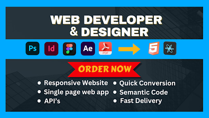 Do front end web developer, single page web app using react js by Ahmad ... Do front end web developer, single page web app using react js by Ahmad ...