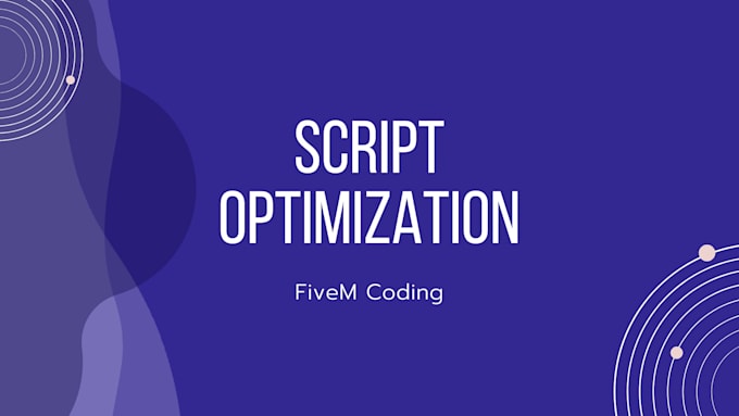 Optimize your fivem script, reduce ms for better performance by Triptunes | Fiverr