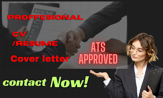 Write professional ats approved cv with cover letter by Eymana | Fiverr