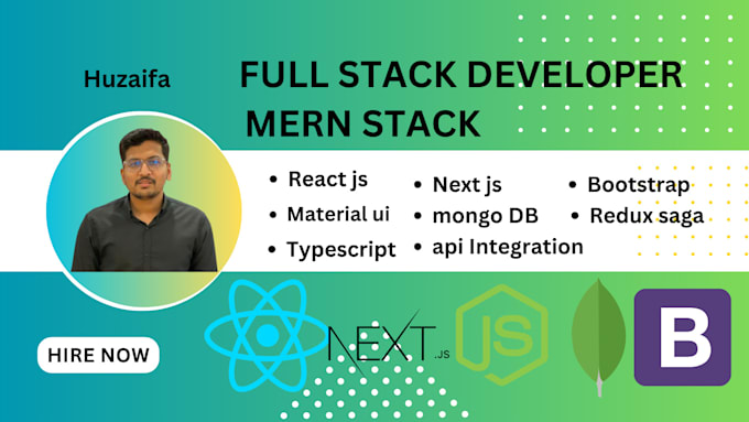 Create a scalable full stack app using react, next, nodejs, mongodb by ...