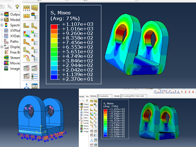 Perform Finite Element Analysis Using Abaqus Ansys And Solidworks By