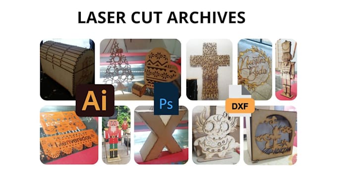 Generate laser cut files for cnc or laser cut by Alejandrovaz306 | Fiverr