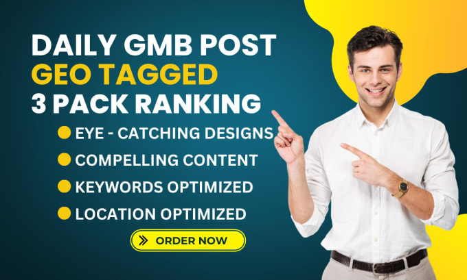 Do 30 gmb posts with geotagged images for 3 packs ranking by Zahid ... Do 30 gmb posts with geotagged images for 3 packs ranking by Zahid ...