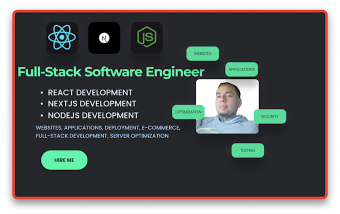 Build website or web app with react or nextjs by Cristovalm | Fiverr