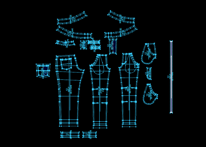 Design patterns garment by optitex and fitting 3d model by Jenny7nguyen ...