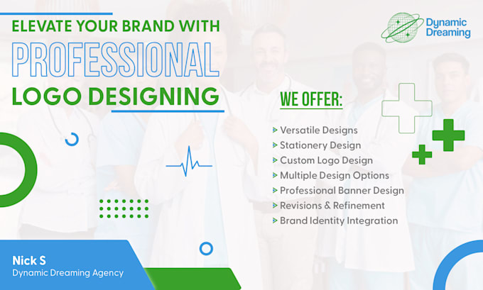 Design a world class business logo and banner by Dynamicdreamin | Fiverr