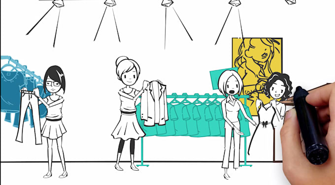 Create a 2d animated whiteboard video ad or commercial video by ...