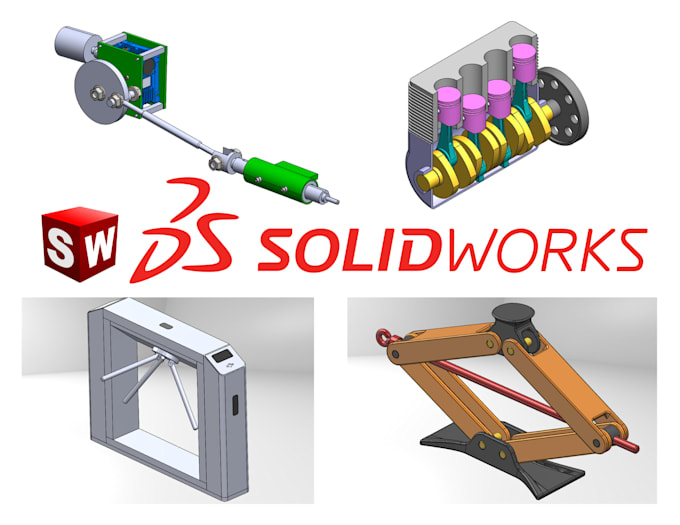 Design your 3d mechanical components in solidworks by Tariq_abdullah ...