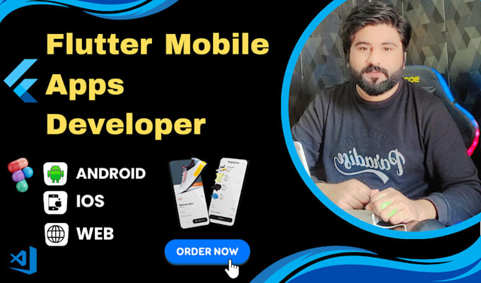 Be your expert flutter developer for custom mobile app development by Seerat1122 | Fiverr