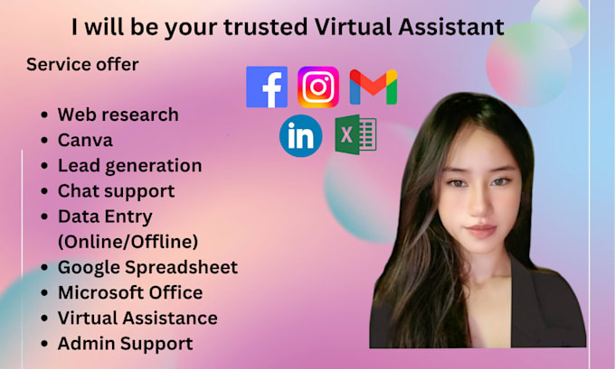 Be your dedicated virtual assistant by Arianne0606 | Fiverr