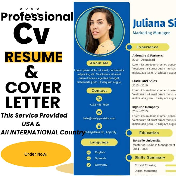 Create professional resumes and expert cv by Meditation711 | Fiverr