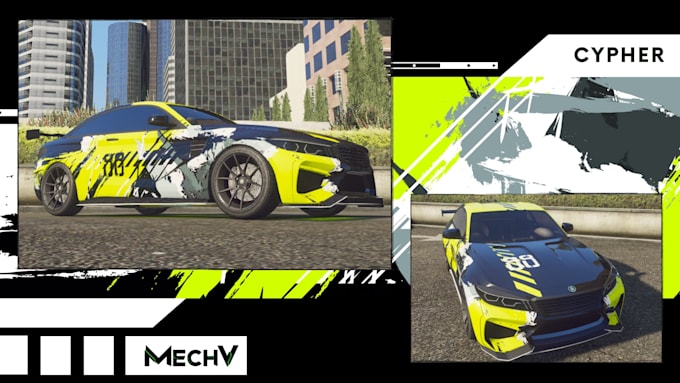 Create you fivem car,fivem car model,fivem car pack,fivem car liveries ...