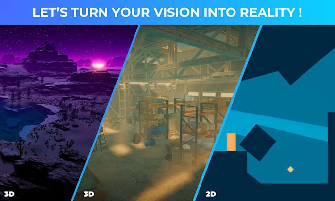 Design a unity level or environment by Iamsorol | Fiverr