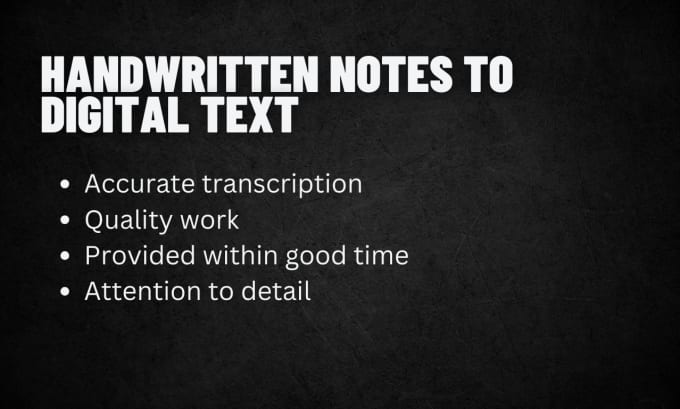 Transcribe your handwritten notes into digital text by Olivera2143 | Fiverr Transcribe your handwritten notes into digital text by Olivera2143 | Fiverr