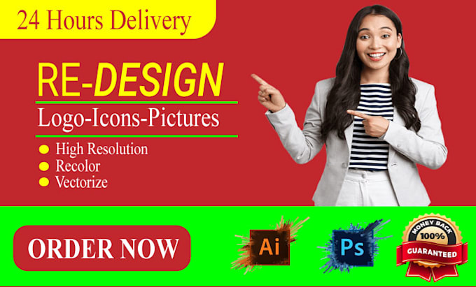 Redesign, recolor, edit or modify, vectorize your logo by Muttiu37 | Fiverr