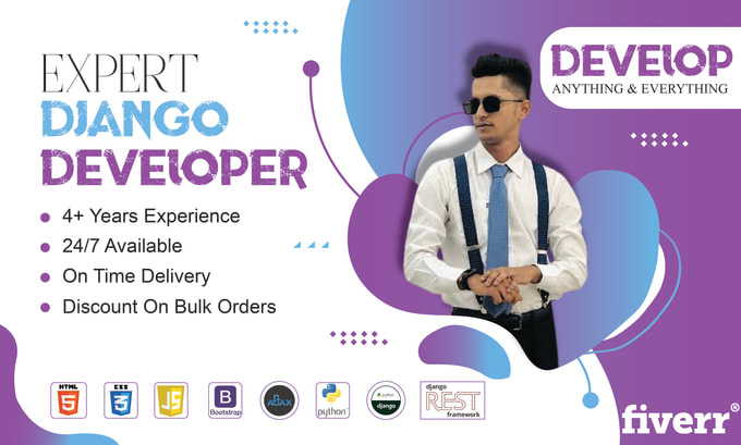 Fix, develop, and customize python django projects by Turzo001 | Fiverr Fix, develop, and customize python django projects by Turzo001 | Fiverr