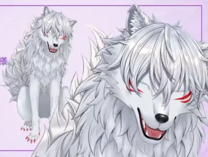 Do furry live2d vtuber model, furry 2d vtuber model, furry vtuber ...