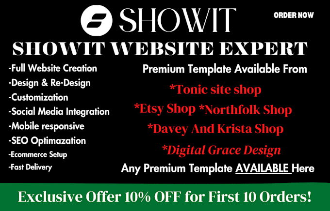 Design, redesign and customize showit website or template by Doharihab ... Design, redesign and customize showit website or template by Doharihab ...