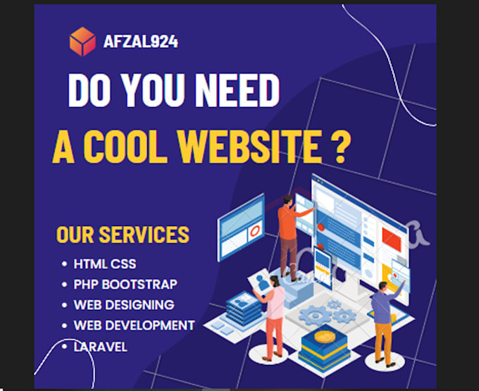 Design And Update Html Css And Bootstap Websites By Afzal924 Fiverr 