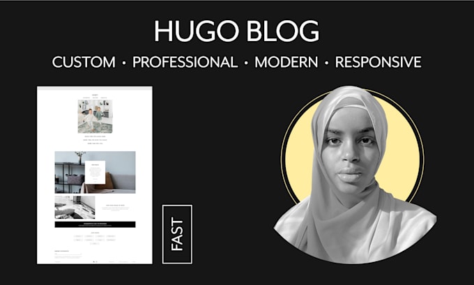 Create a hugo blog website