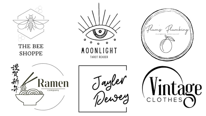 Design an elegant line art logo in black and white in 24 hrs by Andrew ...