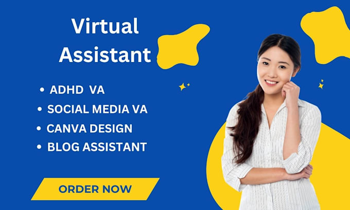 Adhd creative virtual assistant social media va adhd personal va by Comicsgrace | Fiverr