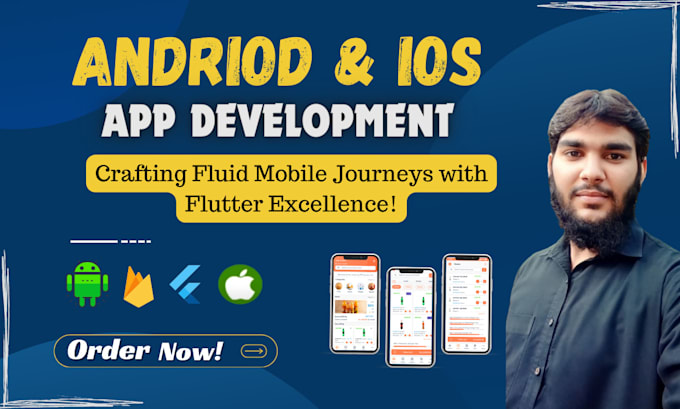 Develop Android And Ios Hybrid Apps Using Flutter Flutter Developer By Anssharif Fiverr
